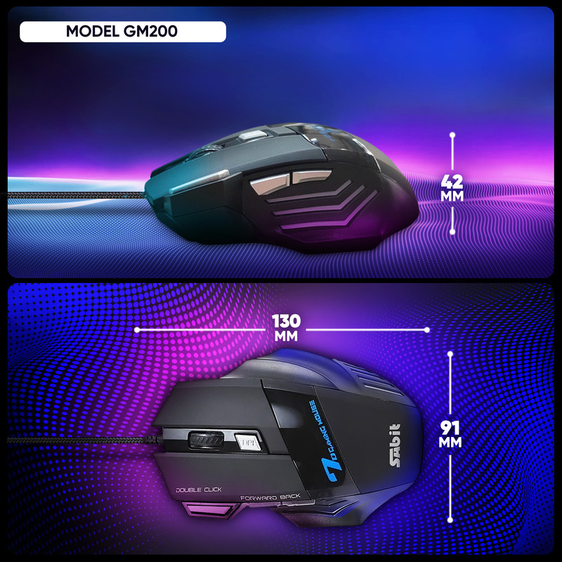 قیمت و خرید ماوس گیمینگ مدل GM200