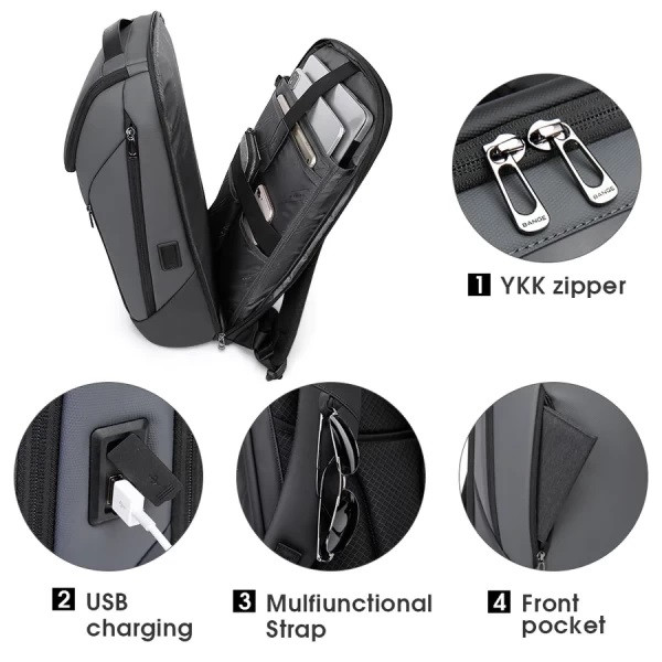 قیمت و خرید کوله پشتی لپ تاپ بنج مدل BN-2517 مناسب برای لپ تاپ 13 تا 15 اینچی