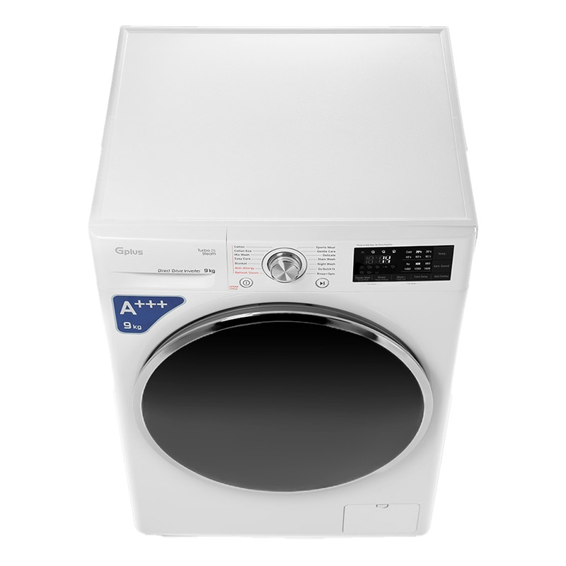 قیمت و خرید ماشین لباسشویی اتوماتیک جی پلاس مدل GWM-M990W ظرفیت 9 کیلوگرم