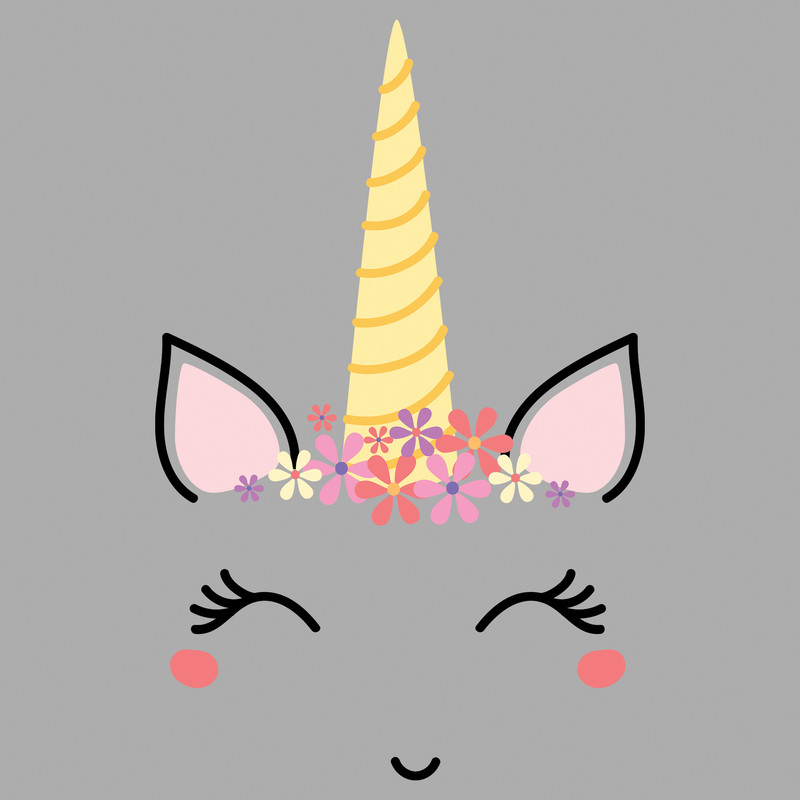 قیمت و خرید استیکر پارچه و لباس مدل dtf طرح یونیکورن کد H20.55 مجموعه 6 عددی