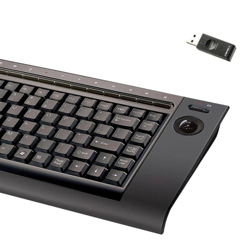قیمت و خرید کیبورد ایمپرس مدل Wireless Media Control Keyboard With Tracking