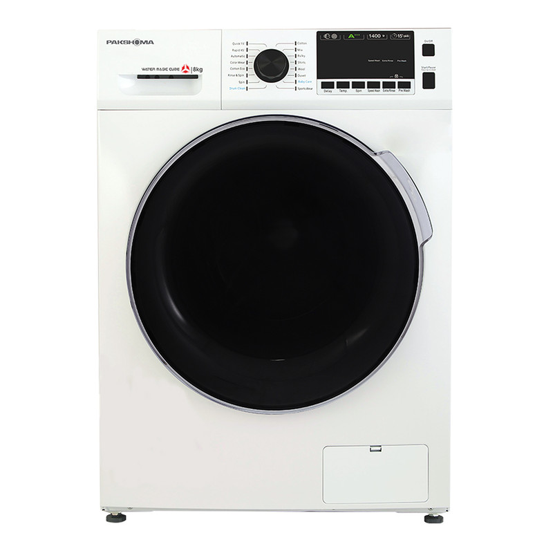 قیمت و خرید ماشین لباسشویی اتوماتیک پاکشوما مدل BWF 40801 iWT ظرفیت 8 کیلوگرم