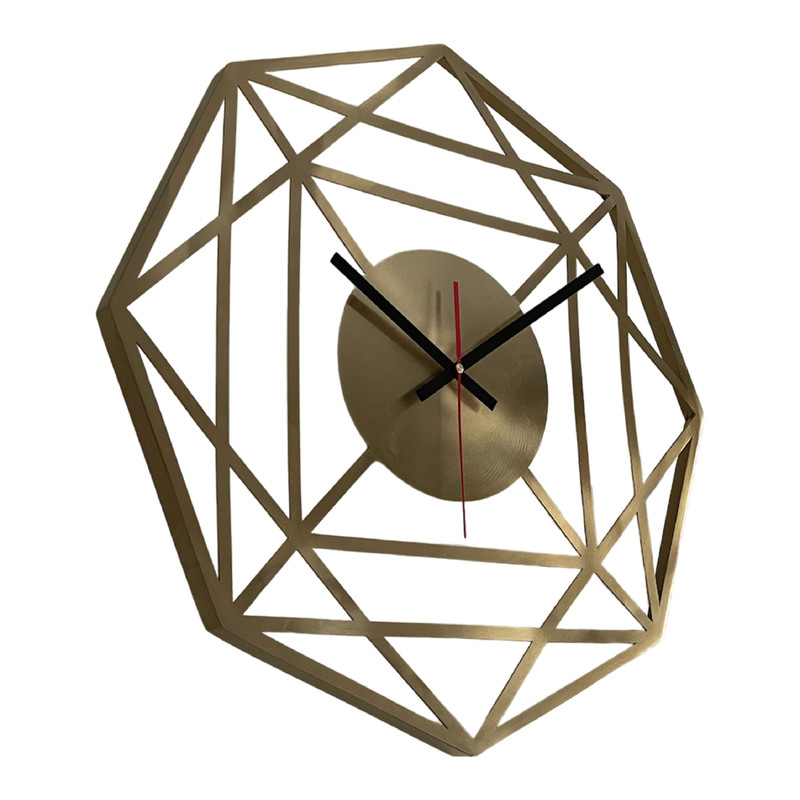 قیمت و خرید ساعت دیواری مدل فلزی HexaX56-F