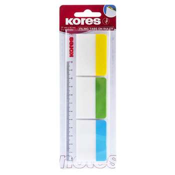 قیمت و خرید کاغذ یادداشت چسب دار کورس مدل Filing Tabs on Ruler بسته 30 عددی
