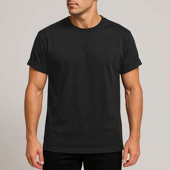 قیمت و خرید تی شرت آستین کوتاه مردانه اسپست مدل ASP-TBLK