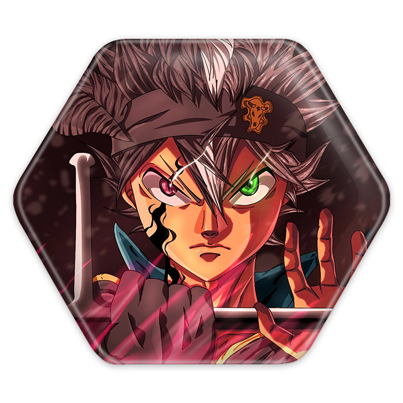قیمت و خرید پیکسل خندالو طرح آستا انیمه بلک کلاور Black Clover مدل شش