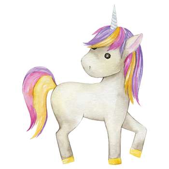 قیمت و خرید استیکر پارچه و لباس مدل dtf طرح یونیکورن کد H20.514 مجموعه 6 عددی