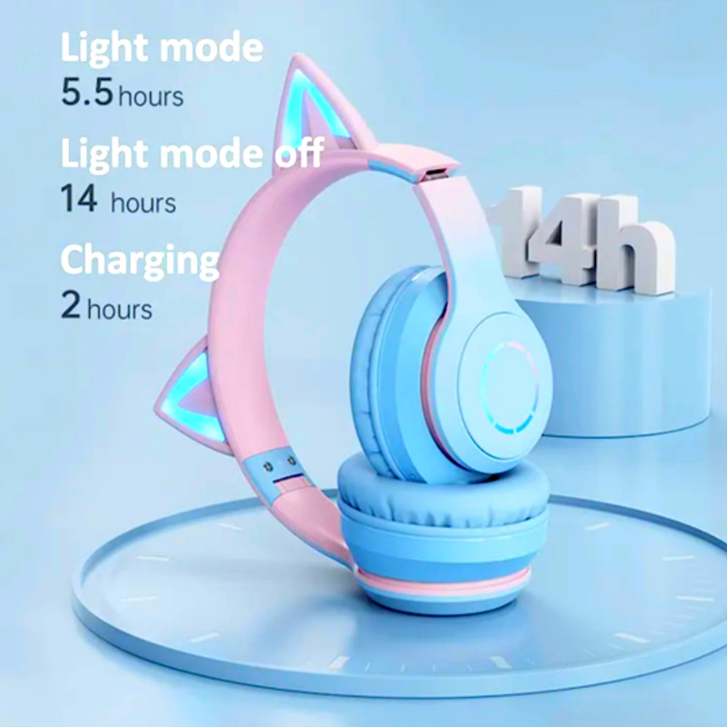 قیمت و خرید هدفون بلوتوثی مدل STN-07 طرح Cat