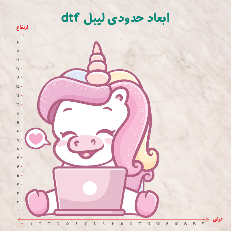 قیمت و خرید استیکر پارچه و لباس مدل dtf طرح یونیکورن کد H20.988 مجموعه 3 عددی