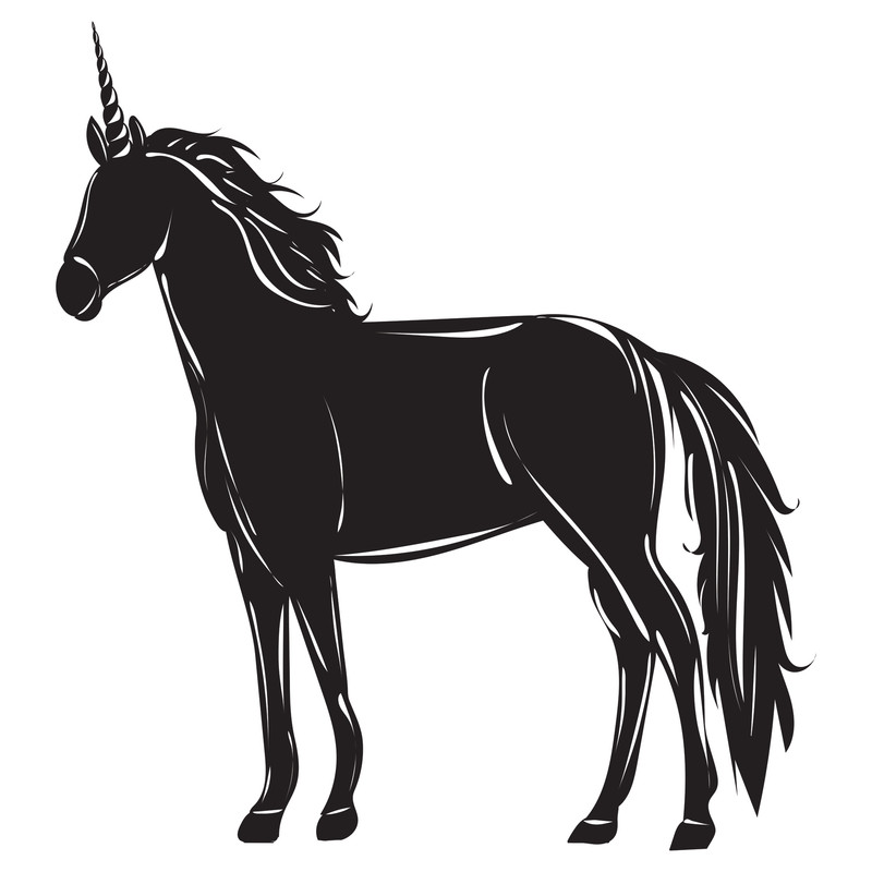 قیمت و خرید استیکر پارچه و لباس مدل dtf طرح یونیکورن کد H15.1159 مجموعه 4 عددی