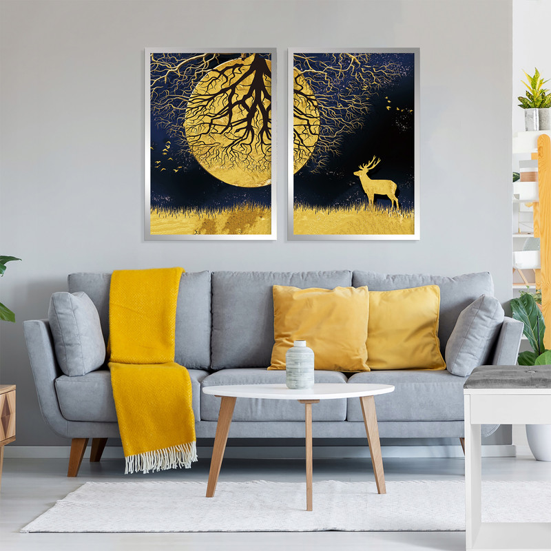 قیمت و خرید تابلو مدل BG201 مجموعه 2 عددی