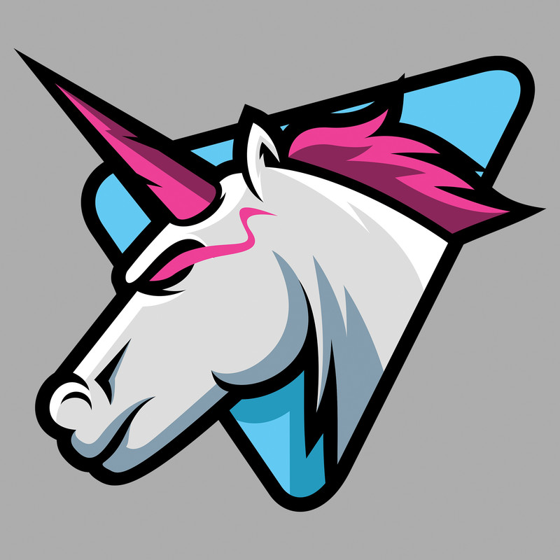 قیمت و خرید استیکر پارچه و لباس مدل dtf طرح یونیکورن کد H20.351 مجموعه 6 عددی