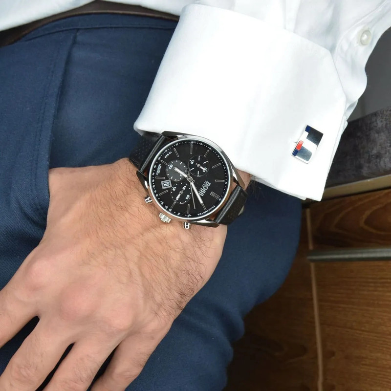 قیمت و خرید ساعت مچی عقربه‌ای کوارتز مردانه هوگو باس مدل 1513816