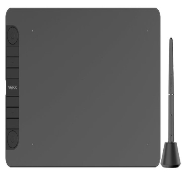 قیمت و خرید قلم نوری با صفحه نمایش 6*10 اینچ ویک مدل veikk vk 1060 pro
