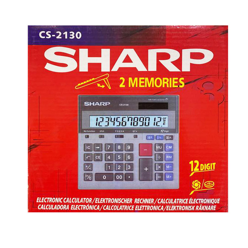 قیمت و خرید ماشین حساب شارپ مدل CS-2130
