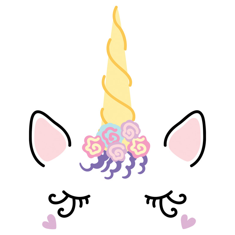 قیمت و خرید استیکر پارچه و لباس مدل dtf طرح یونیکورن کد H20.63 مجموعه 6 عددی