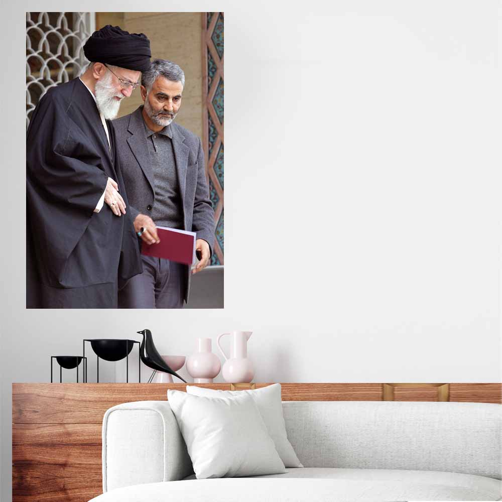 قیمت و مشخصات پوستر مدل شهید سردار حاج قاسم سلیمانی زیراکو