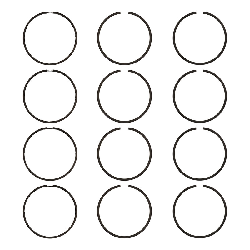 قیمت و خرید رینگ پیستون رینگ خودرو پارس مدل RKP-TU3-STD مناسب برای پژو 206 تیپ 2 و 3 بسته 12 عددی