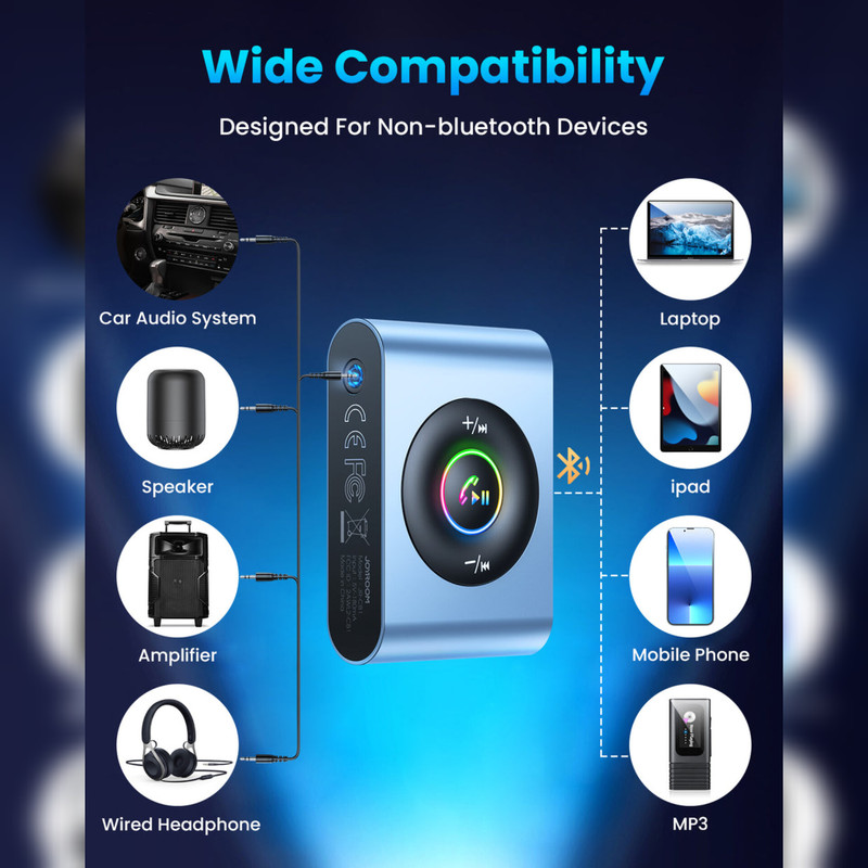 قیمت و خرید گیرنده بلوتوثی جوی روم مدل Wireless Receiver CB1
