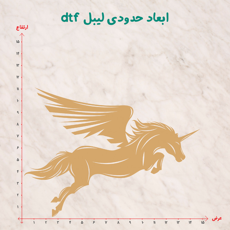 قیمت و خرید استیکر پارچه و لباس مدل dtf طرح یونیکورن کد H15.322 مجموعه 12 عددی