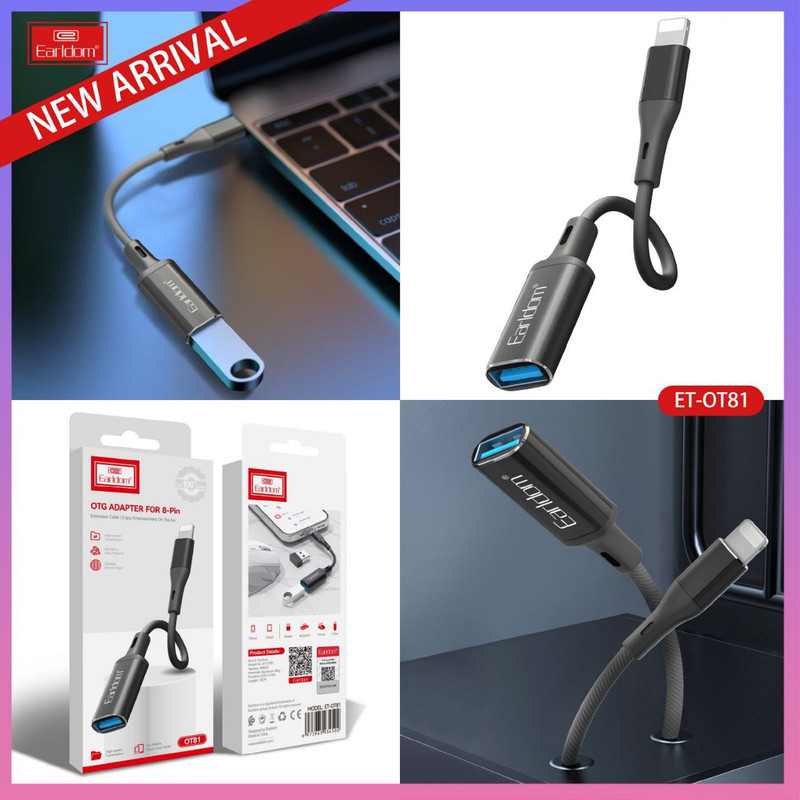 قیمت و خرید مبدل USB 3.0 به لایتنینگ ارلدام مدل ET-OT81