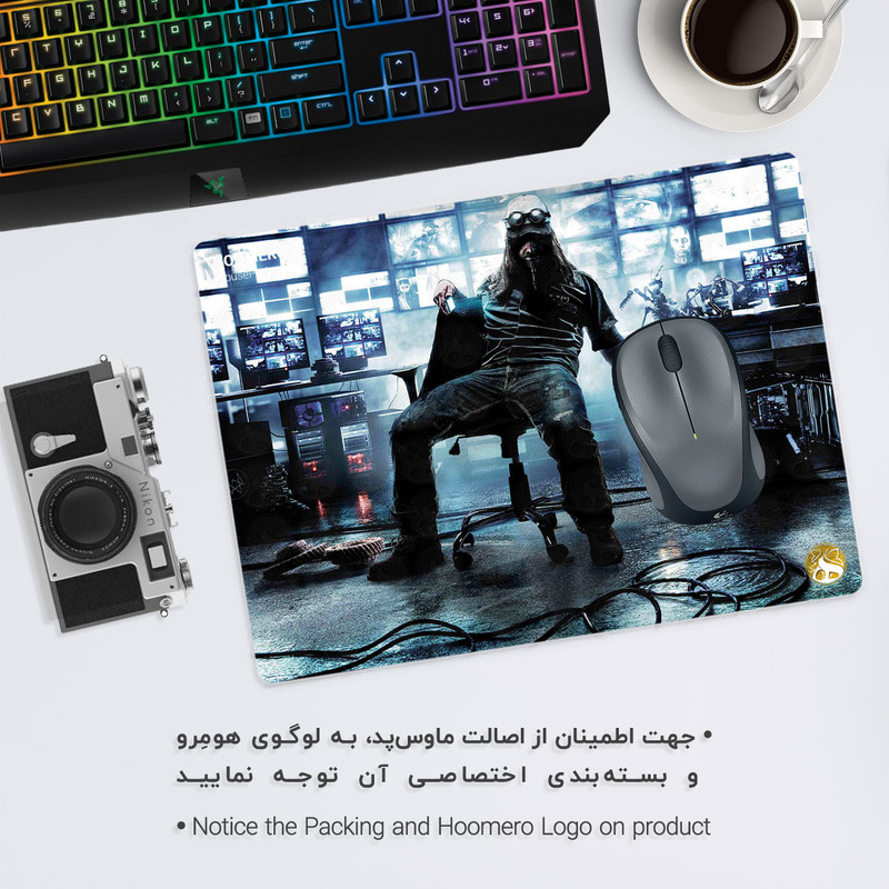 قیمت و خرید ماوس پد هومرو مدل A4649 طرح بازی Watch Dogs