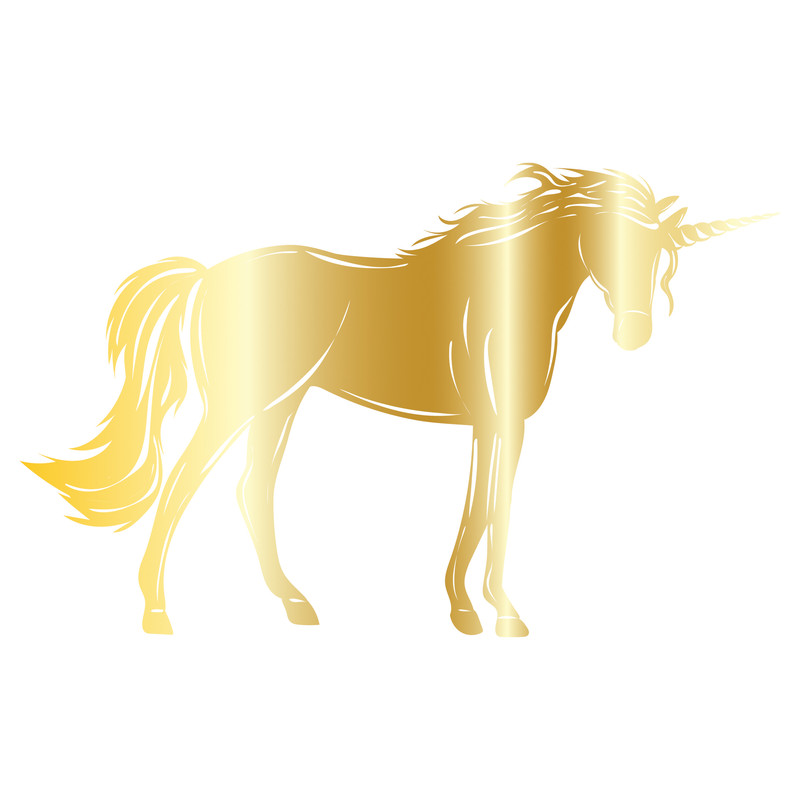 قیمت و خرید استیکر پارچه و لباس مدل dtf طرح یونیکورن کد H15.1103 مجموعه 4 عددی