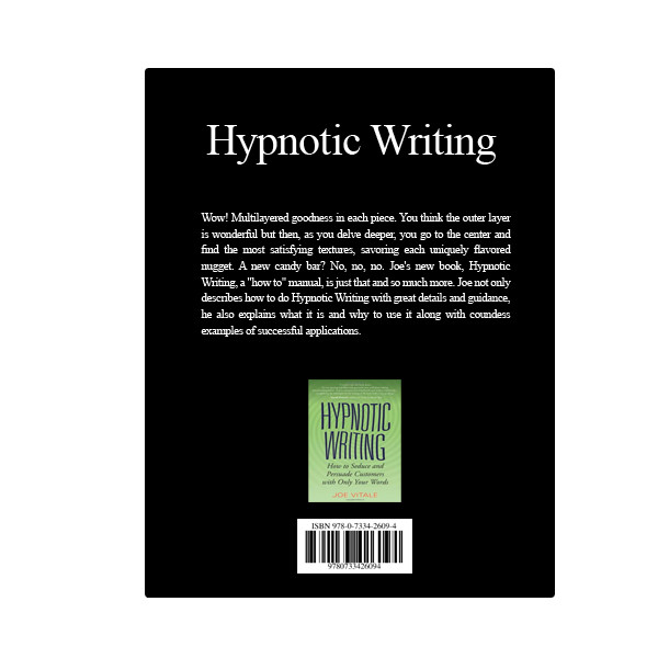 قیمت و خرید کتاب Hypnotic Writing اثر Joe Vitale انتشارات نبض دانش