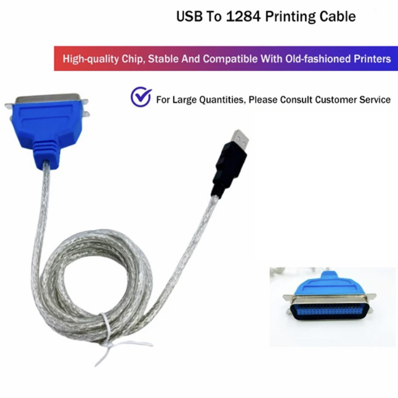 قیمت و خرید کابل تبدیل پرینتر پارالل به USB مدل IEEE_1284 طول 1.5 متر