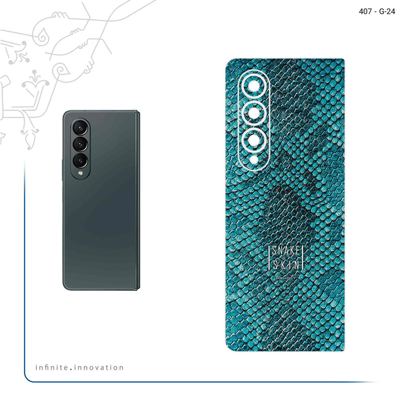 قیمت و خرید برچسب پوششی ماهوت مدل Blue Snake Skin مناسب برای گوشی ...