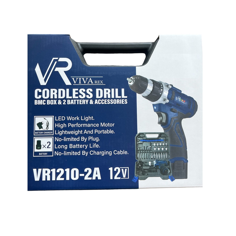 قیمت و خرید مجموعه 28 عددی دریل پیچ گوشتی شارژی ویوارکس مدل VR1210-2A