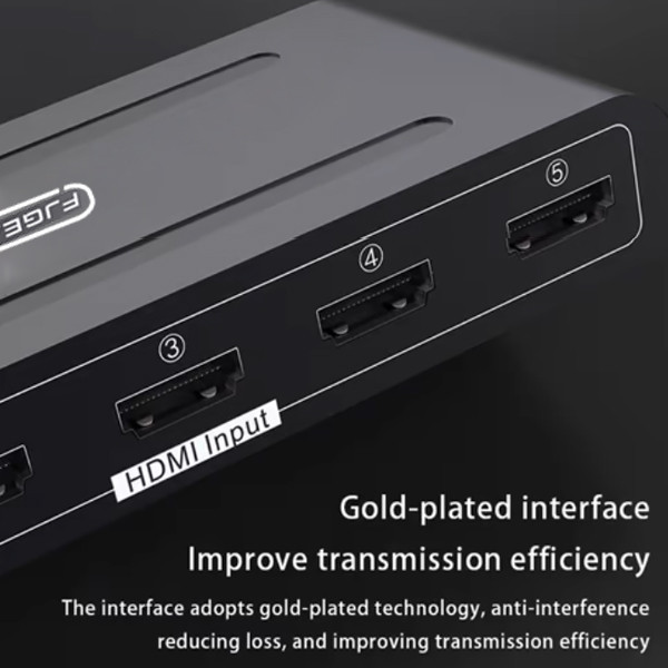 قیمت و خرید سوییچ 5 پورت HDMI مدل FJGEAR 4K501