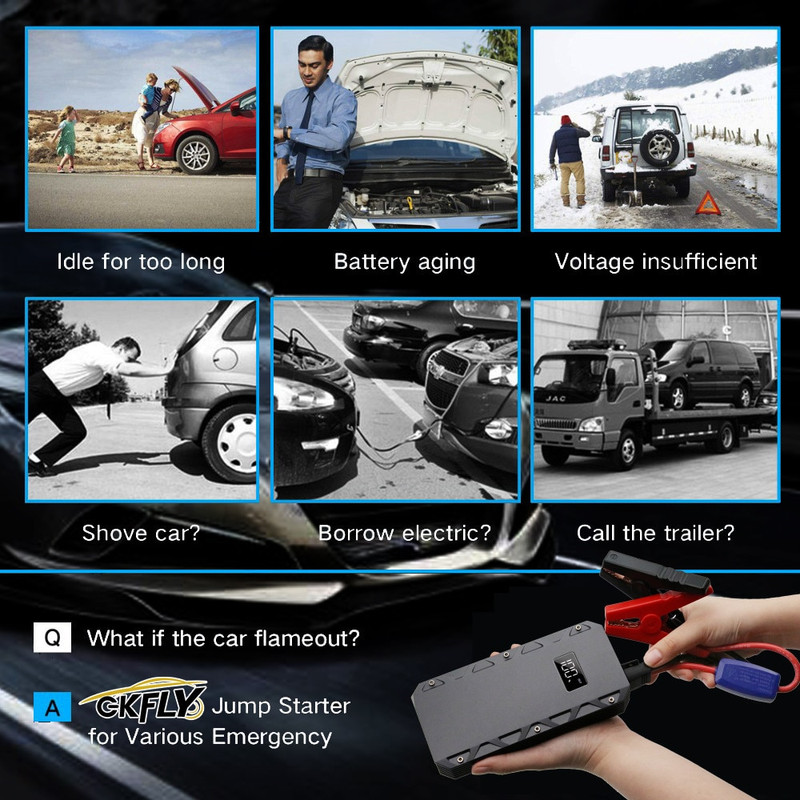 قیمت و خرید جامپ استارتر خودرو توبیز مدل TBS-12A ظرفیت 12000میلی آمپر ساعت