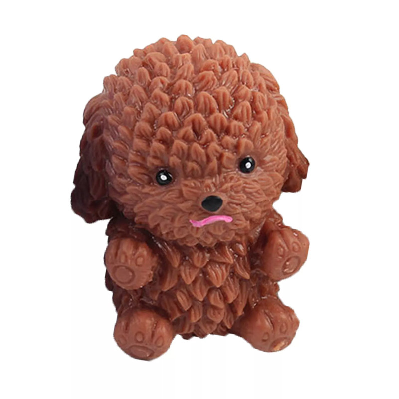 قیمت و خرید فیجت ضد استرس دنیای سرگرمی های کمیاب مدل خامه ای طرح سگ تدی کد DSK-A487