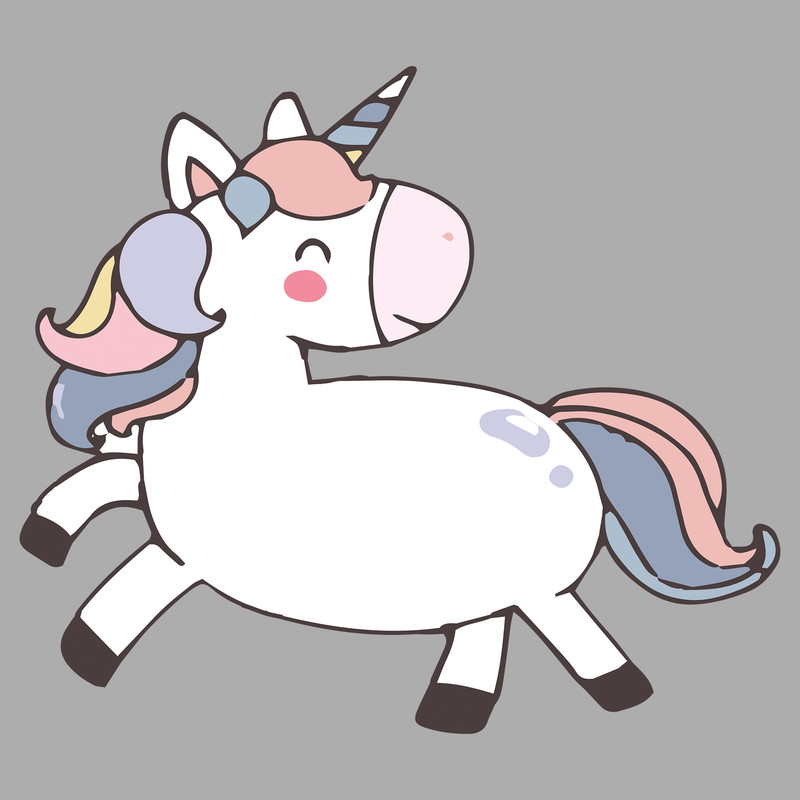 قیمت و خرید استیکر پارچه و لباس مدل dtf طرح یونیکورن کد H20.656 مجموعه 3 عددی