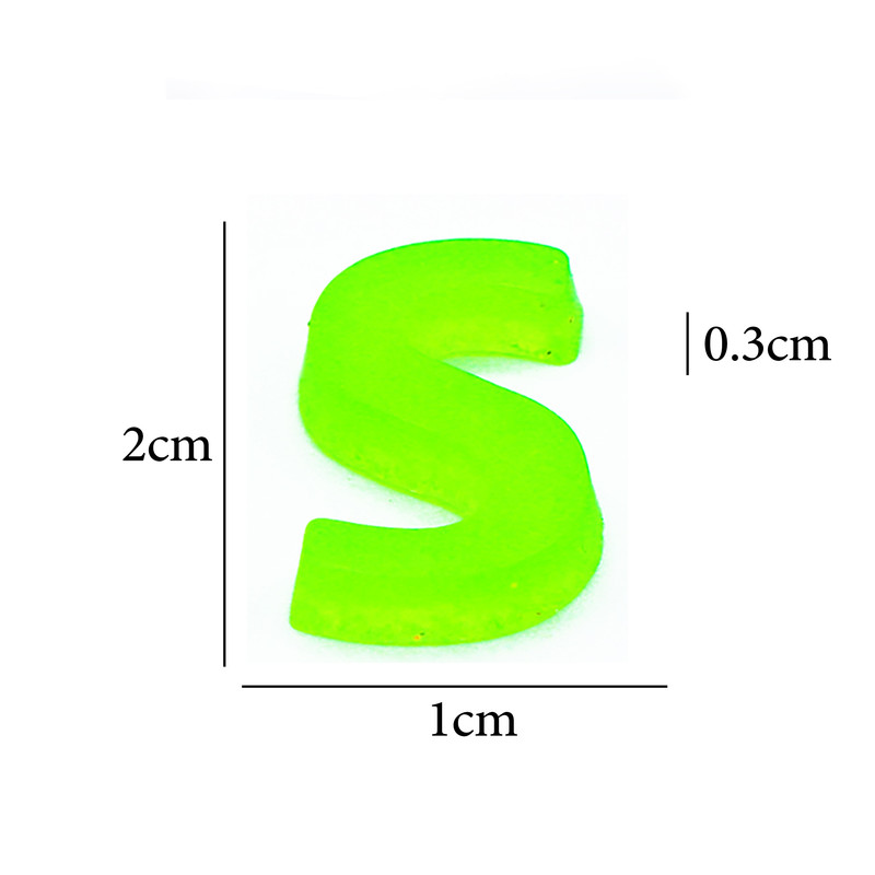 قیمت و خرید دکوری شاین مدل حرف انگلیسی S کد 062 بسته 5 عددی