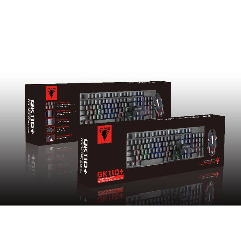 قیمت و خرید کیبورد و ماوس مخصوص بازی جدل مدل GK110+