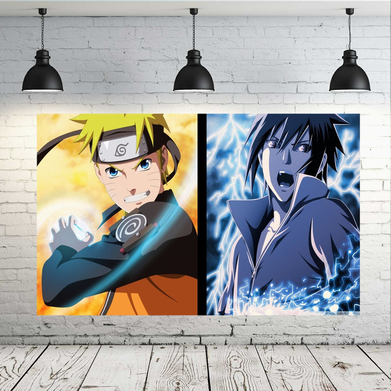 قیمت و خرید تابلو شاسی طرح انیمه ناروتو مدل BL817