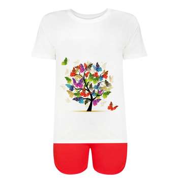 قیمت و خرید ست تیشرت و شلوارک زنانه کد SKSHG 0004-80