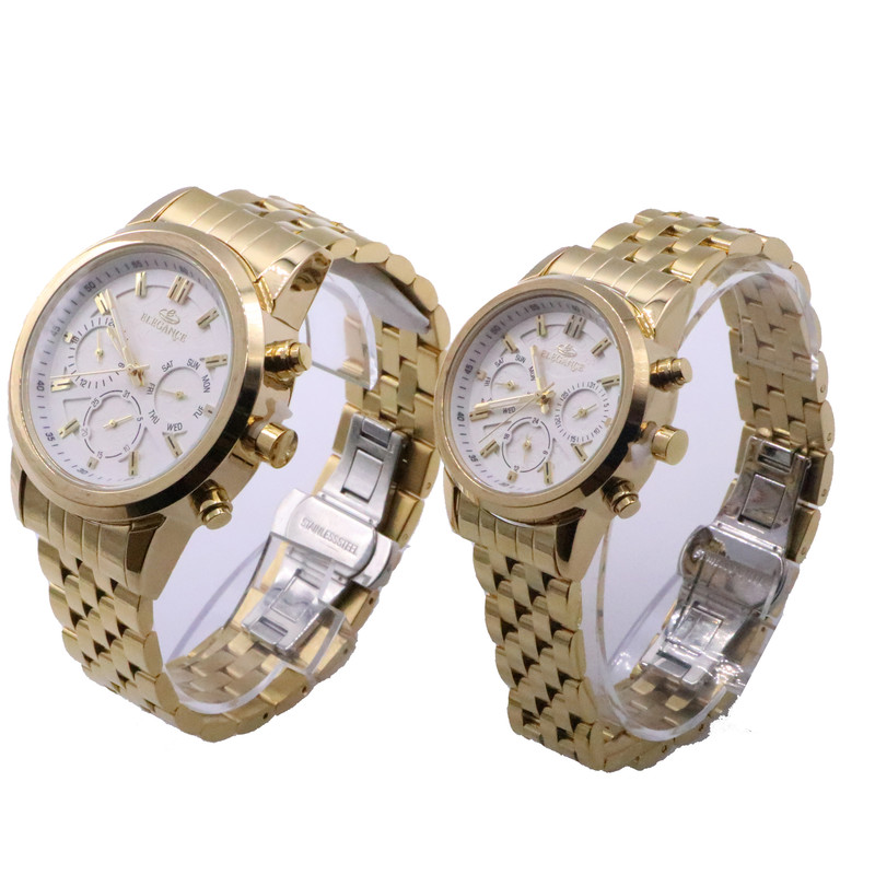 مشخصات، قیمت و خرید ست ساعت مچی عقربه ای زنانه و مردانه مدل 4455409 ...