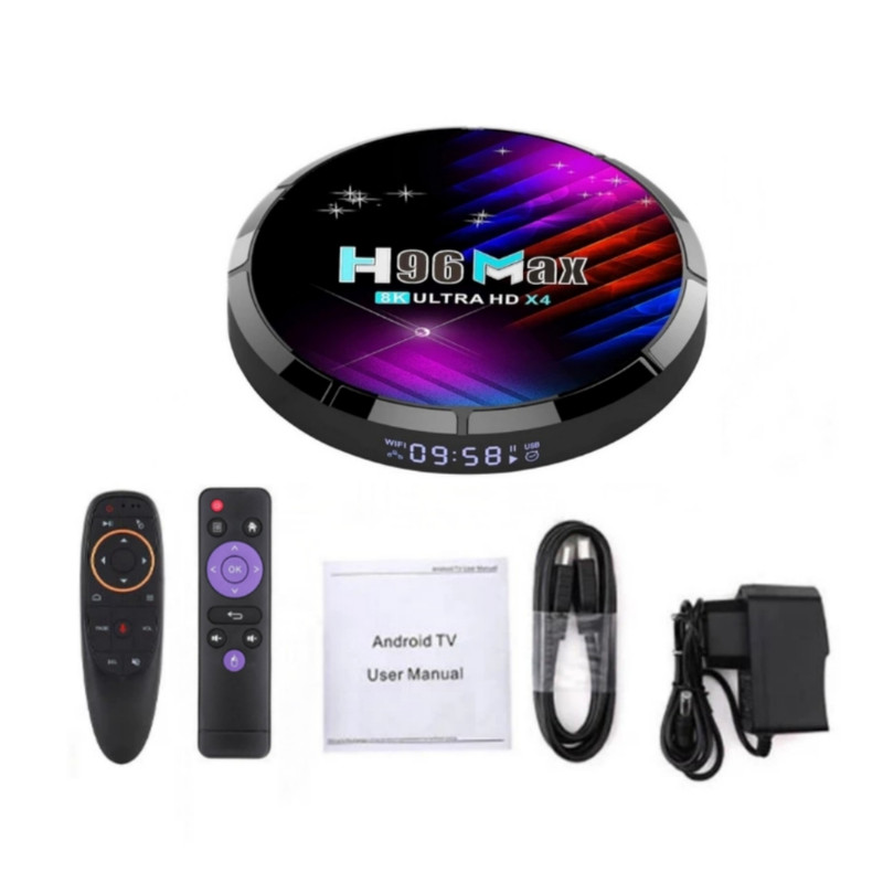 قیمت و خرید اندروید باکس اچ96 مدل X4 8k 4/64G