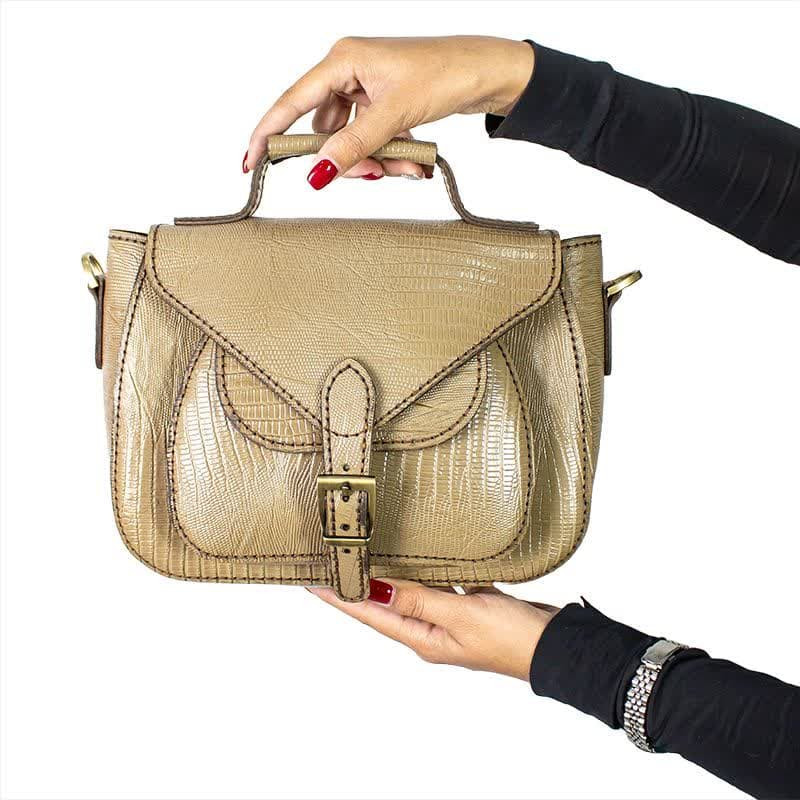 قیمت و خرید کیف رودوشی زنانه مدل چرم دست دوز کرمانشاه کد CR07