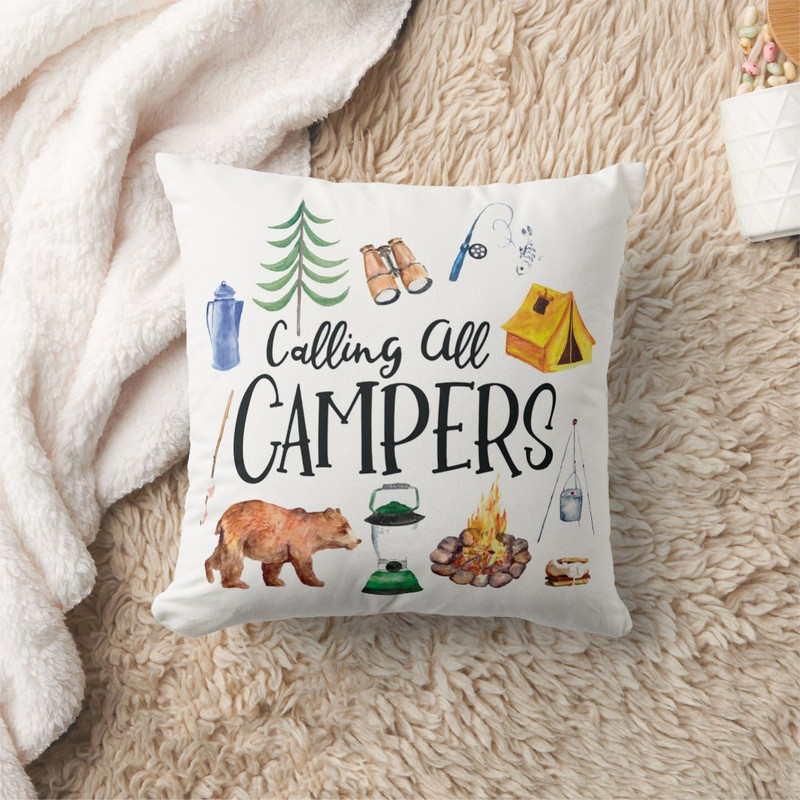 قیمت و خرید کوسن مدل کمپینگ calling all campers