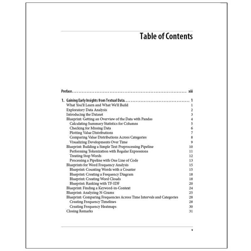 قیمت و خرید کتاب Blueprints for Text Analysis Using Python اثر جمعی از ...