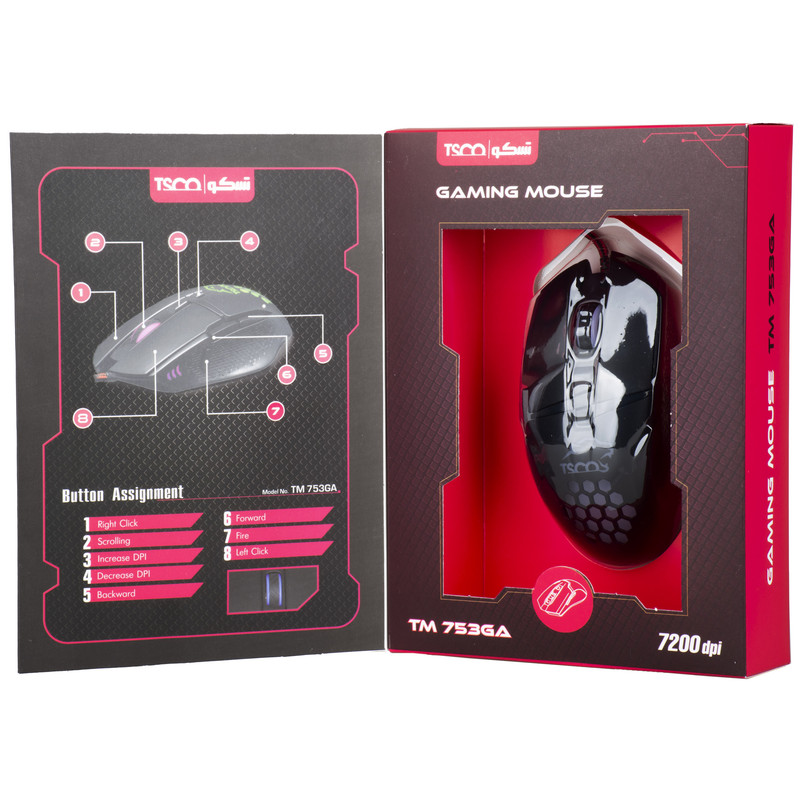 قیمت و خرید ماوس مخصوص بازی تسکو مدل TM 753 GA