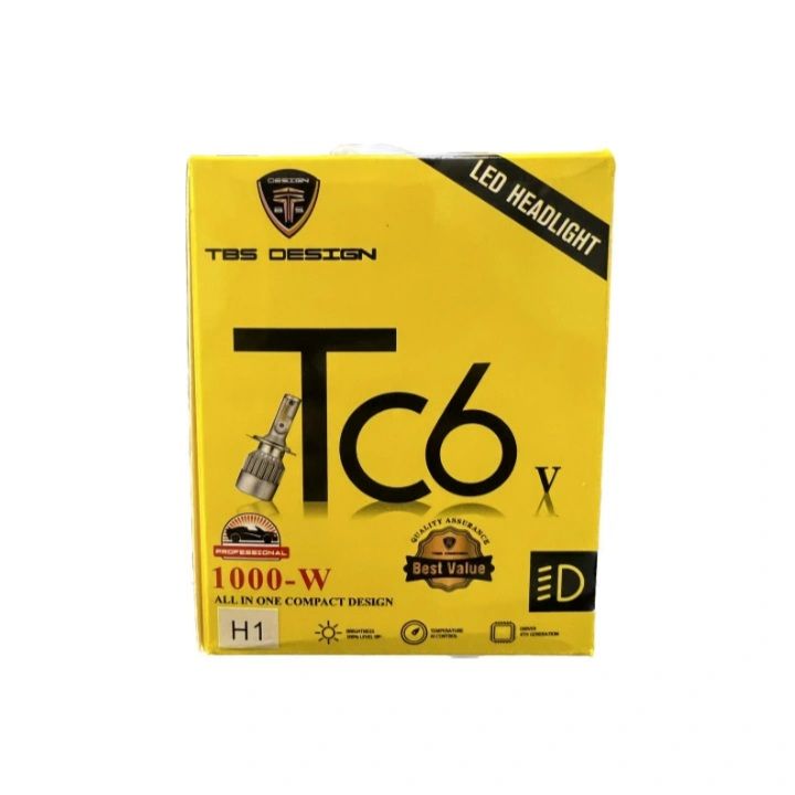 قیمت و خرید لامپ هدلایت خودرو مدل TC6 پایه h1 بسته دو عددی