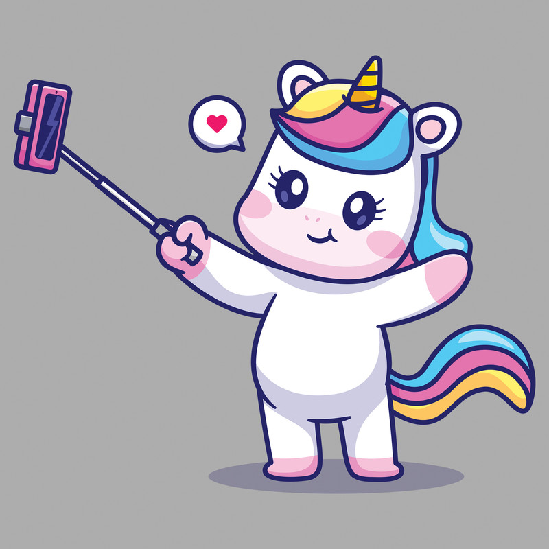 قیمت و خرید استیکر پارچه و لباس مدل dtf طرح یونیکورن کد H20.644 مجموعه 3 عددی