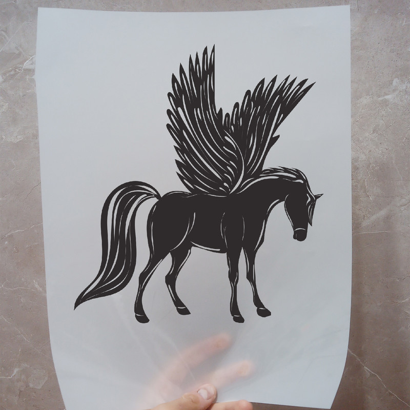 قیمت و خرید استیکر پارچه و لباس مدل dtf طرح یونیکورن کد H15.1234 مجموعه 4 عددی