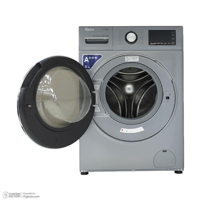 قیمت و خرید ماشین لباسشویی جی پلاس مدل GWM-M9341T ظرفیت 9 کیلوگرم