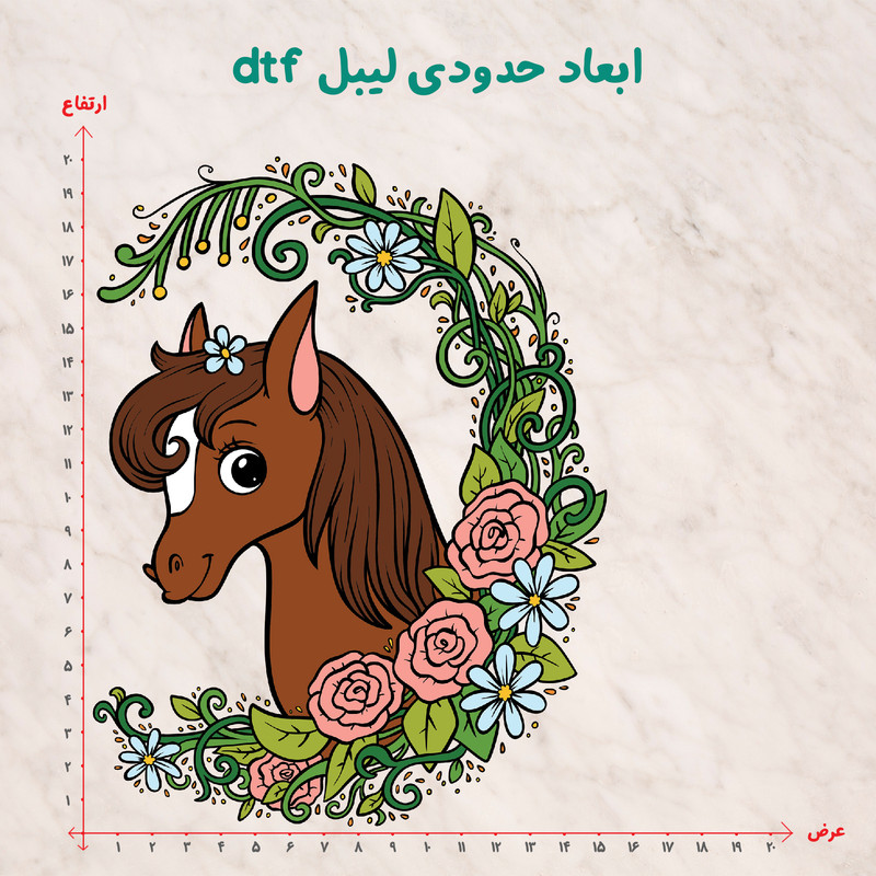 قیمت و خرید استیکر پارچه و لباس مدل dtf طرح یونیکورن کد H20.190 مجموعه 6 عددی